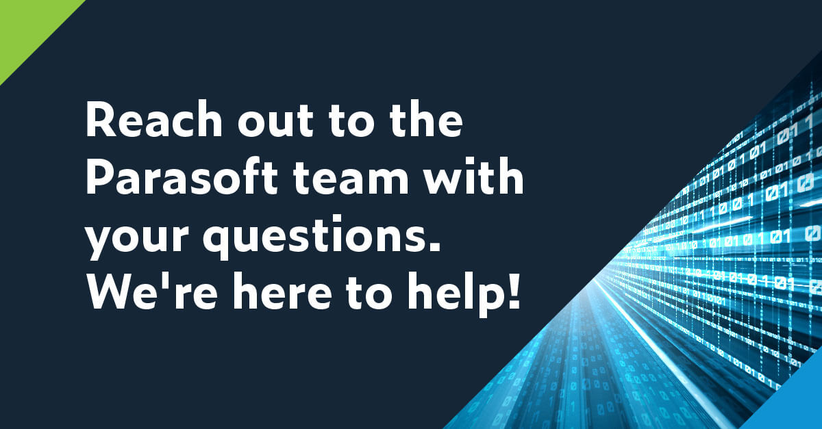 Contact Us | Parasoft
